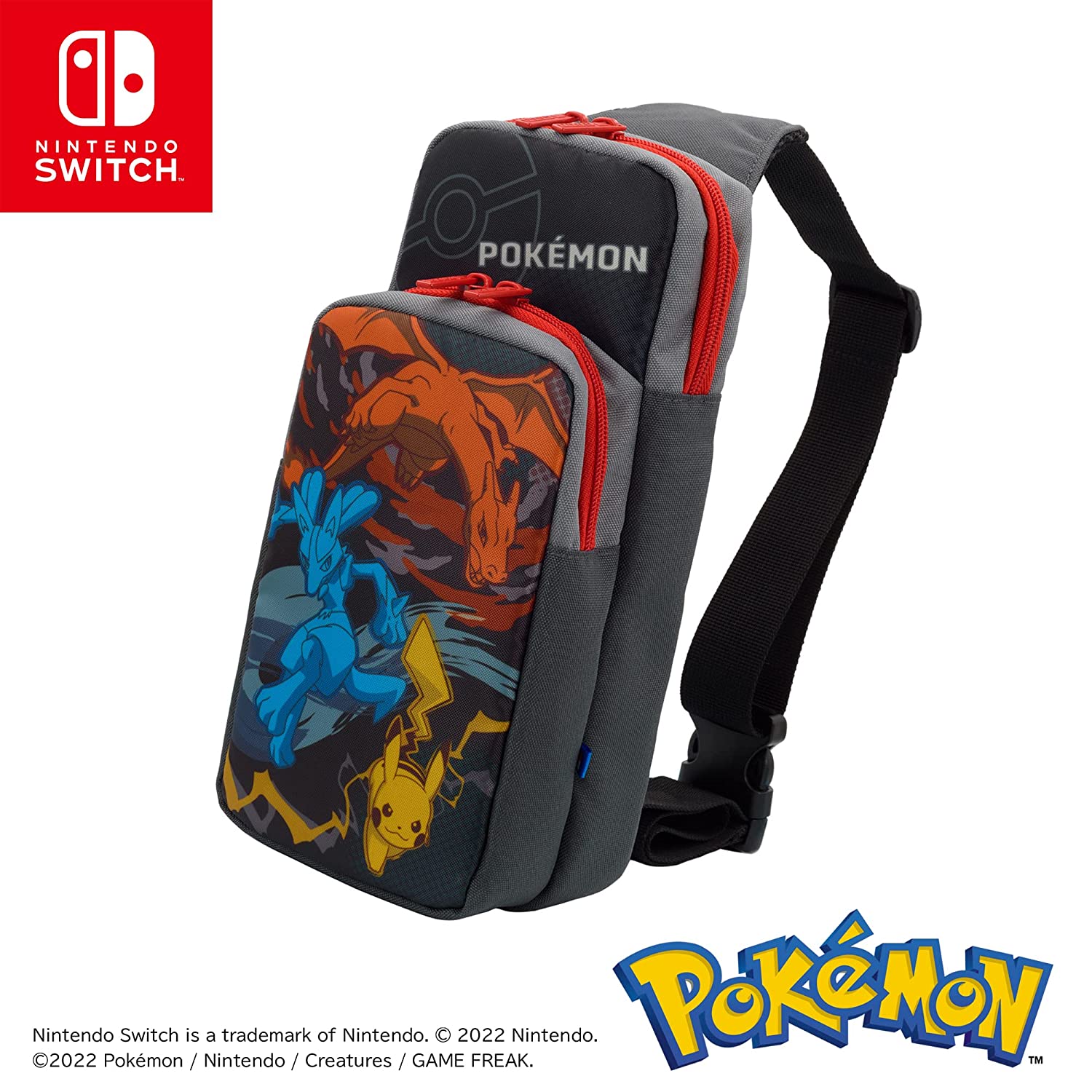 Nintendo Switch Adventure Pack (Pikachu, Charizard, and Lucario) Travel ...