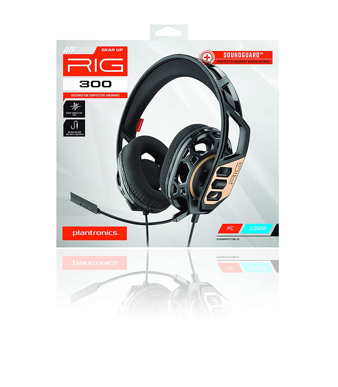 RIG 300 gaming headset. Wired stereo gaming headset for PC - Bad Game